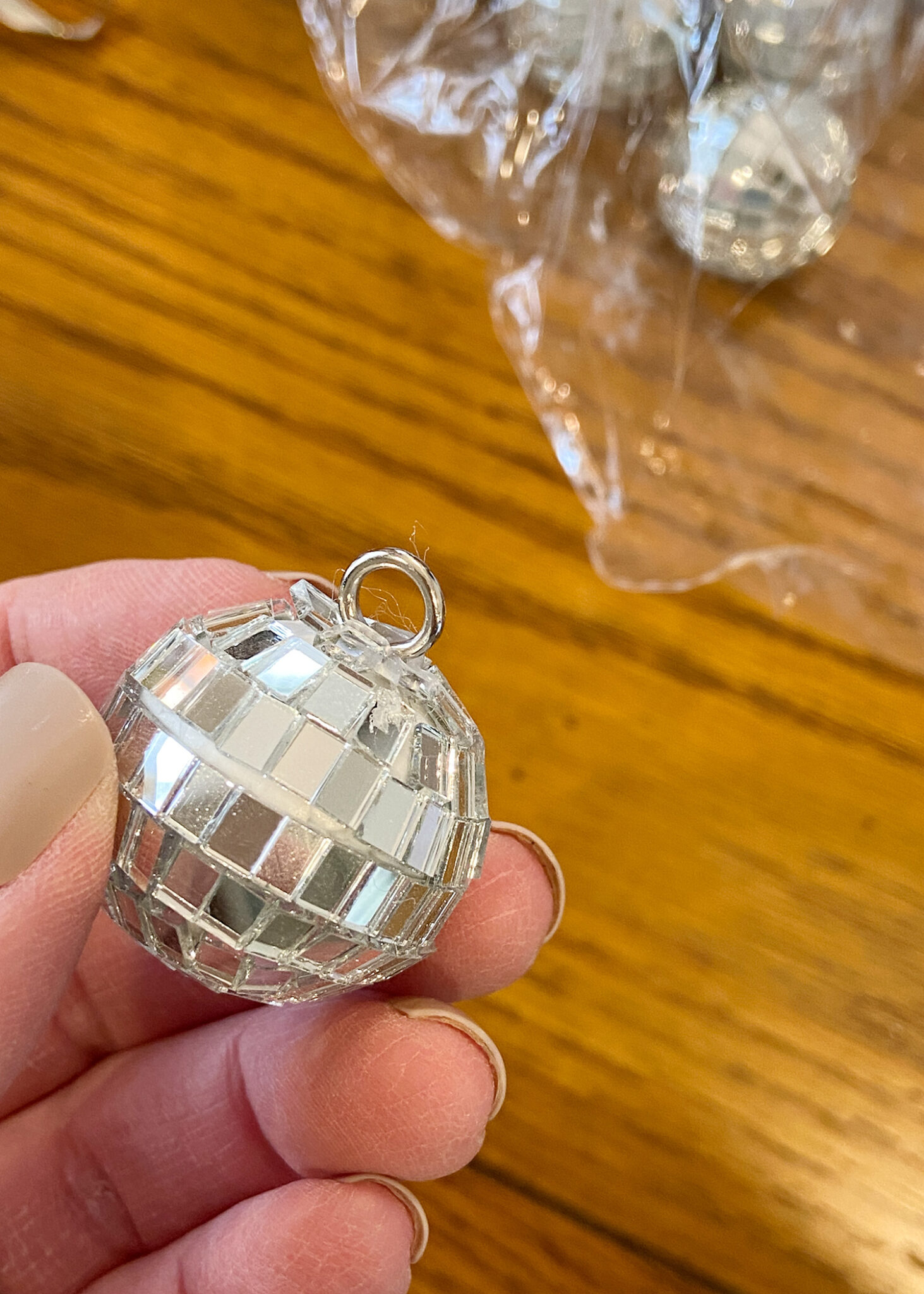 DIY DISCO BALL GARLAND - It's Me, ChristyB
