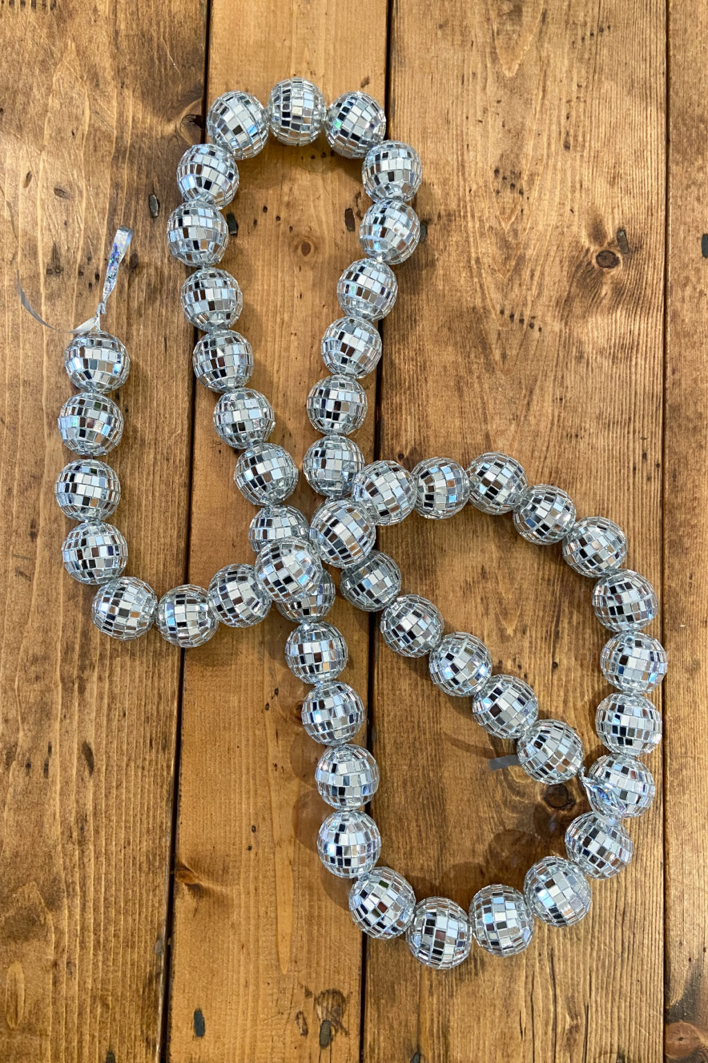 DIY DISCO BALL GARLAND - It's Me, ChristyB