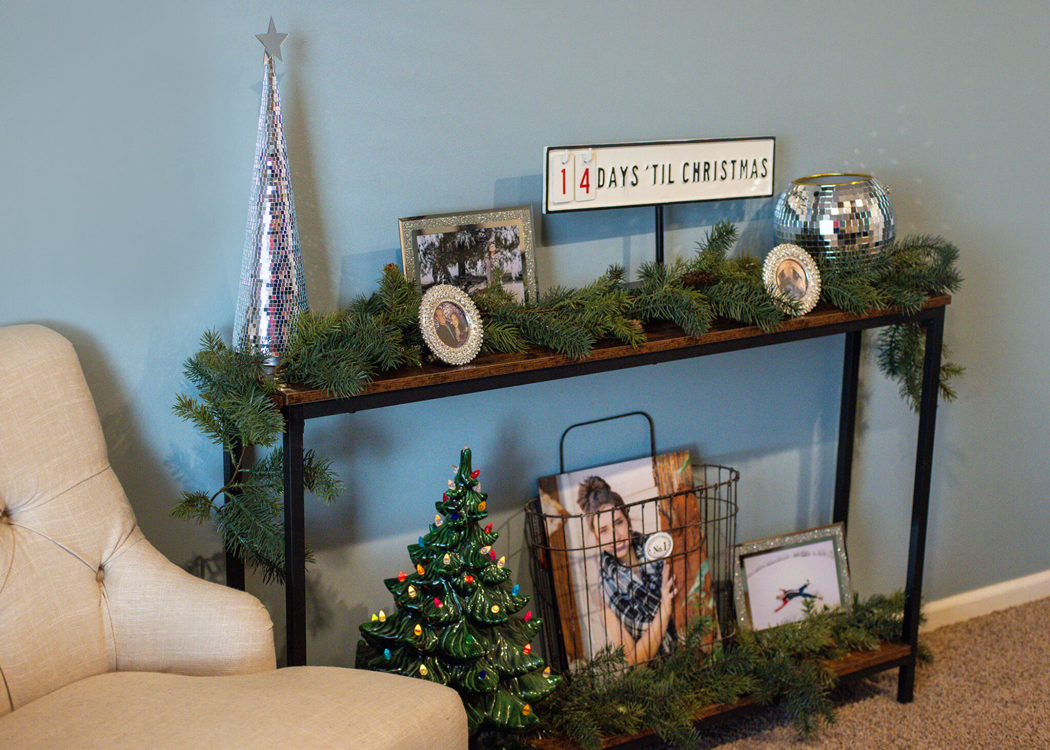 HOW TO MAKE A DISCO CHRISTMAS TREE - It's Me, ChristyB