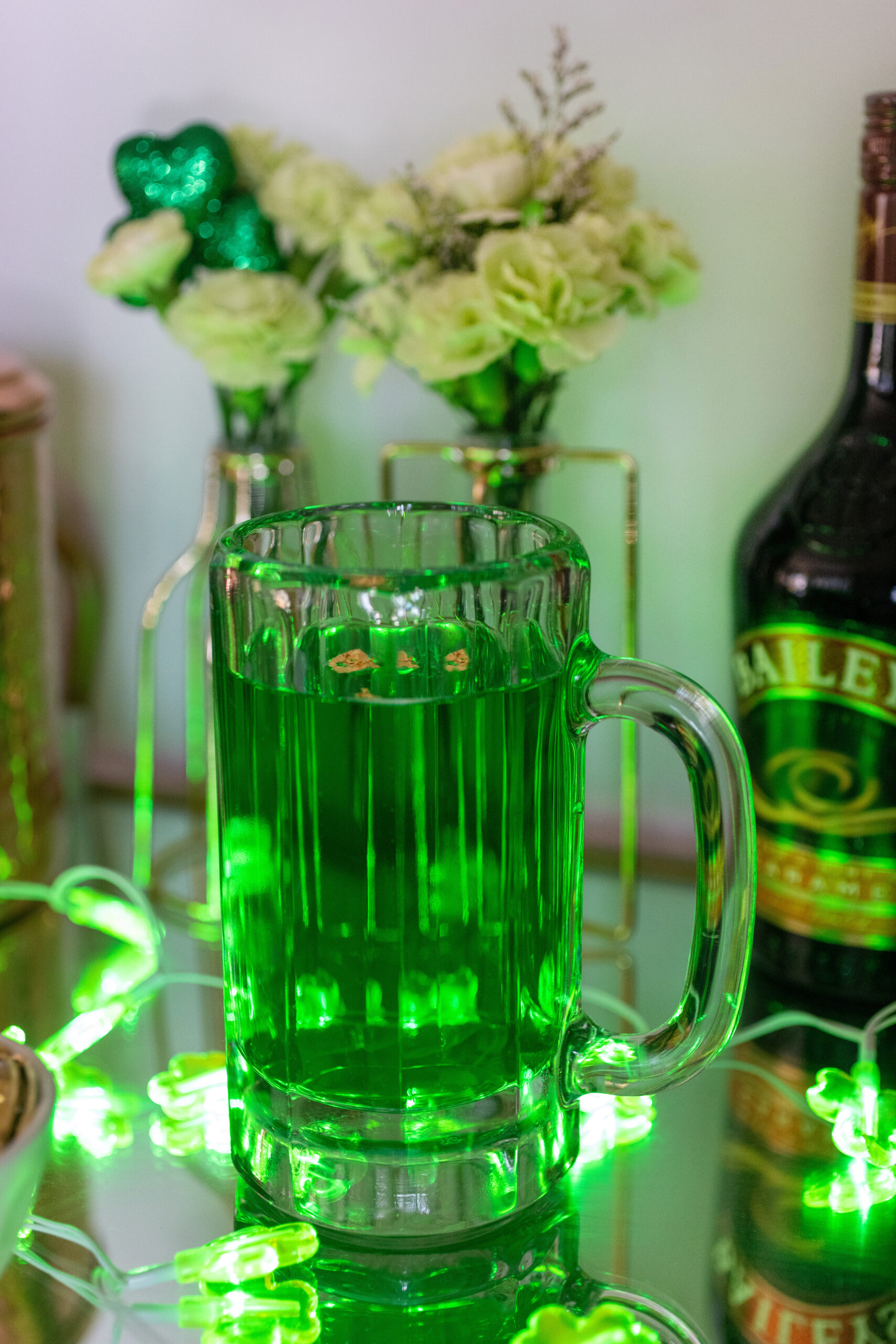 ST. PATRICK'S BAR CART + GREEN BEER - It's Me, ChristyB