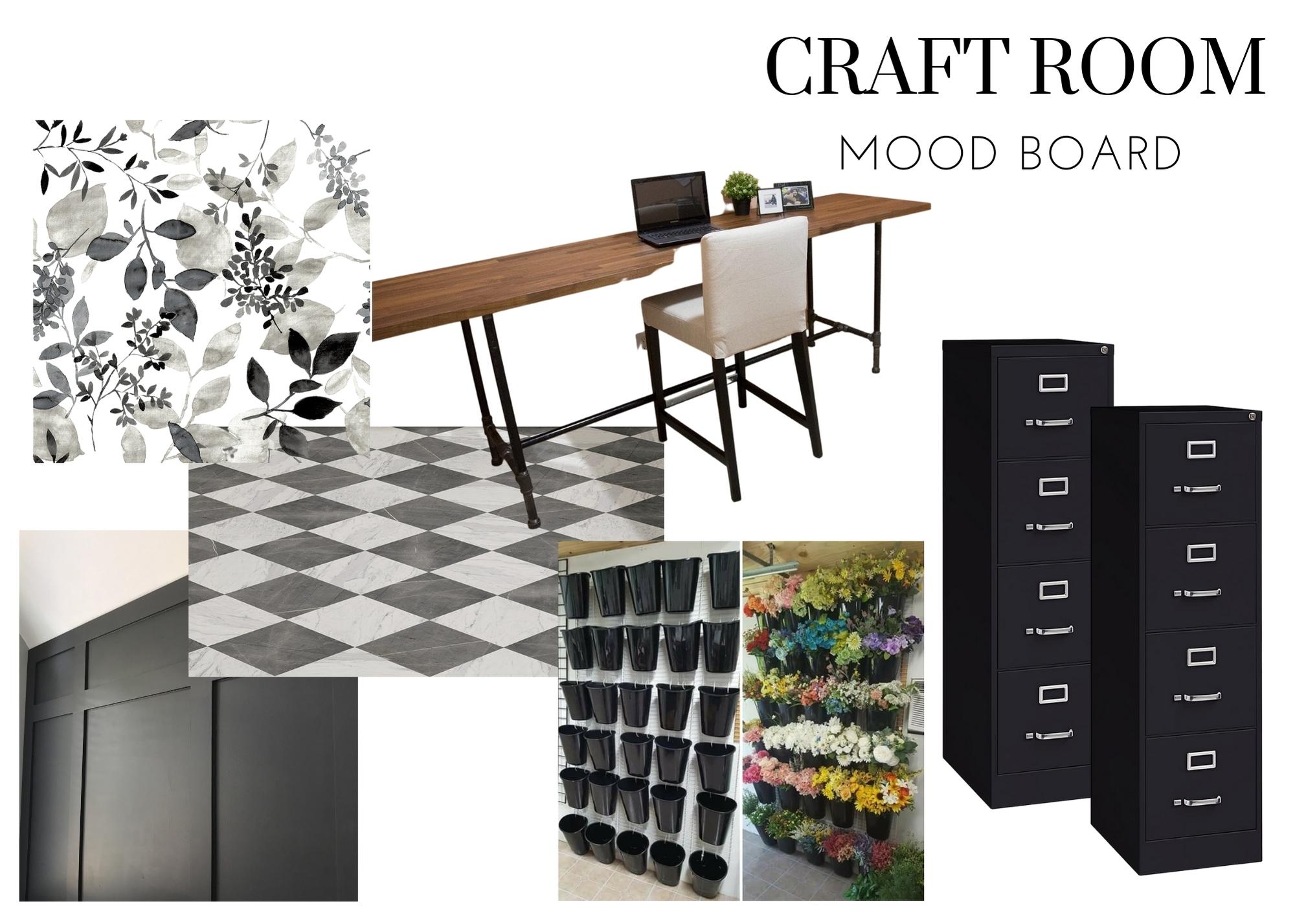 CRAFT ROOM MOOD BOARD | BASEMENT REMODEL - It's Me, ChristyB