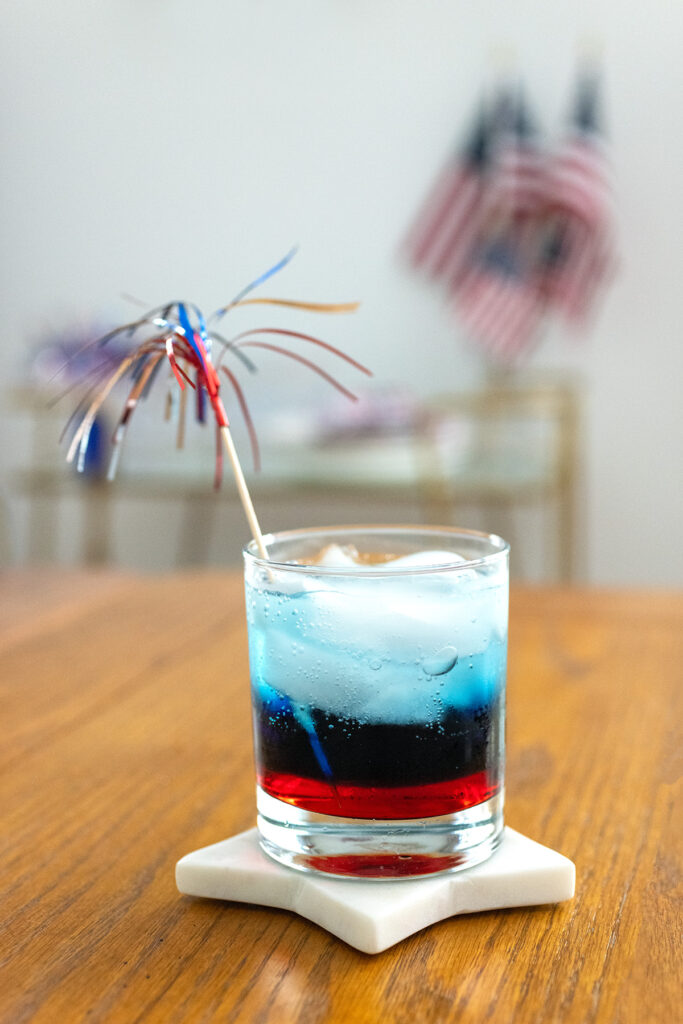 RED, WHITE BLUE LAYERED COCKTAIL - It's Me, ChristyB